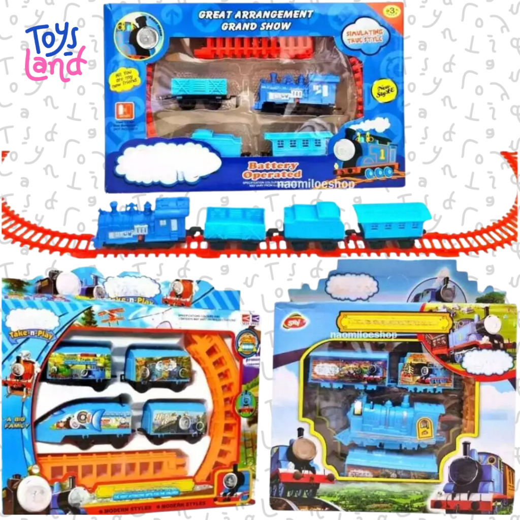 Jual Pr17775 Mainan Anak Kereta Rel 3 Gerbong Trek Rel Kereta Api