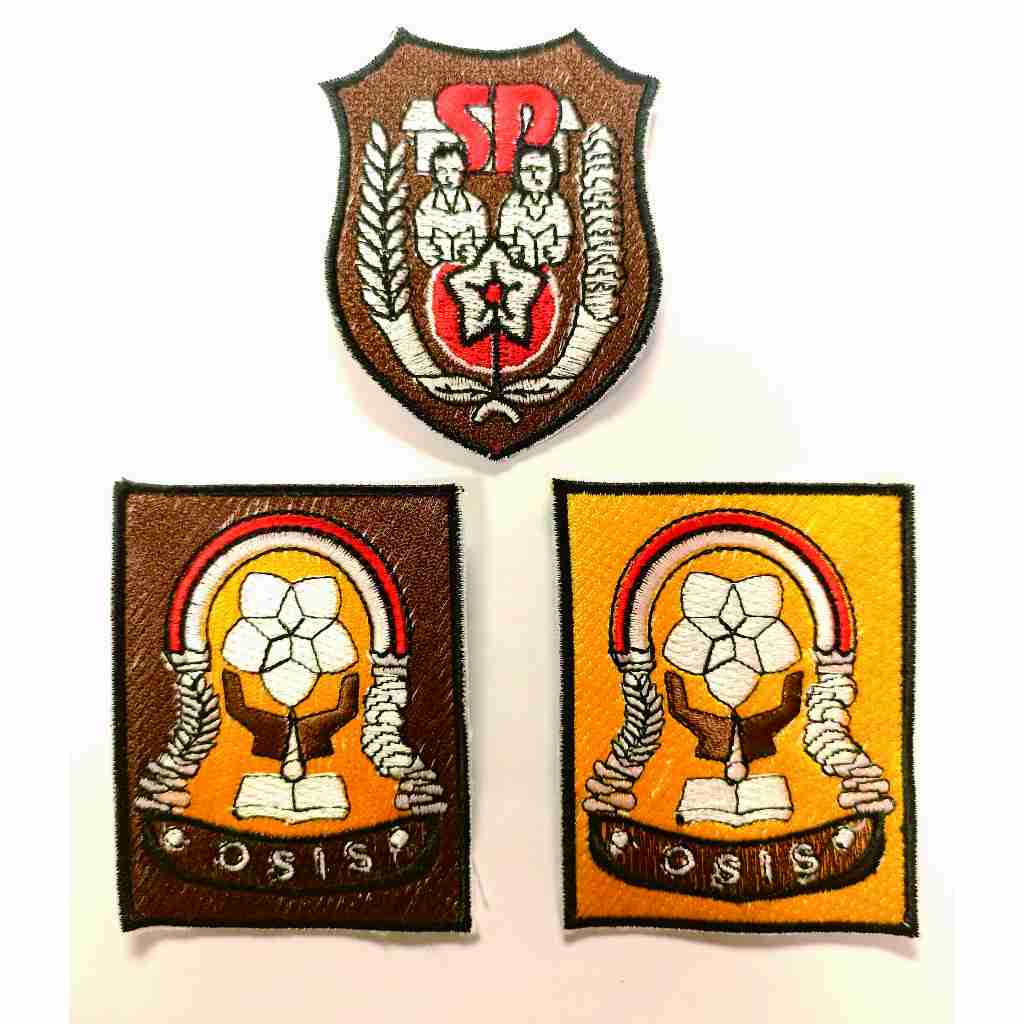 Jual BADGE SD SMP SMA BORDIR SERAGAM SEKOLAH (FULL BENANG) | Shopee ...