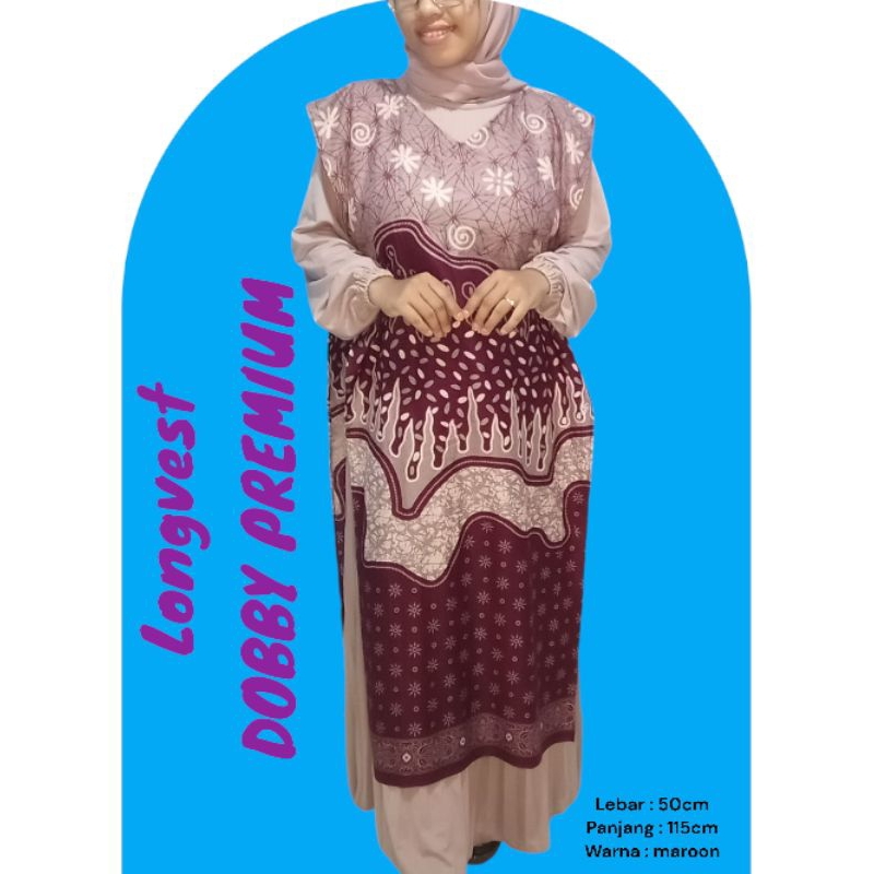 Jual Premium | DOBBY | Long Vest Batik | Shopee Indonesia