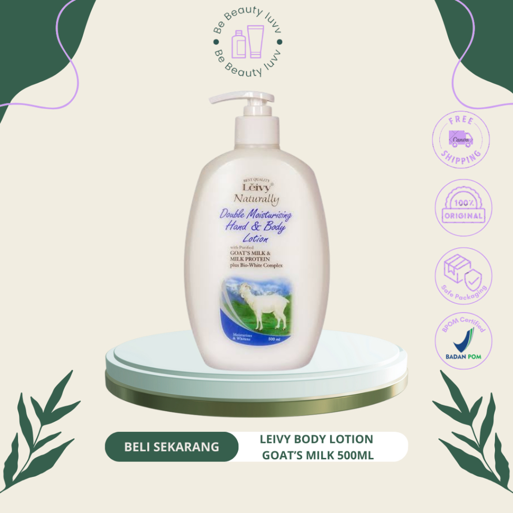 Jual Leivy Double Moisturising Hand & Body Lotion 500ml - HBL Leivy ...