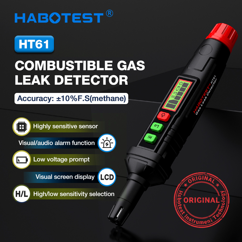 Jual HABOTEST HT61 Detektor Kebocoran Gas Alat Deteksi Kebocoran Gas ...