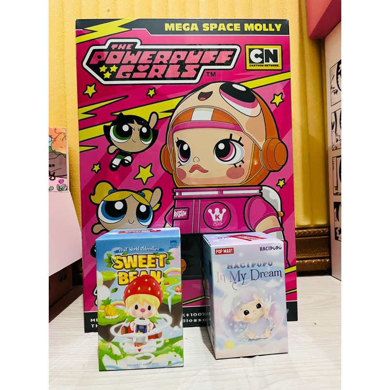 Jual ORIGINAL POPMART MEGA SPACE MOLLY Power Puff Girl Edition | Shopee ...