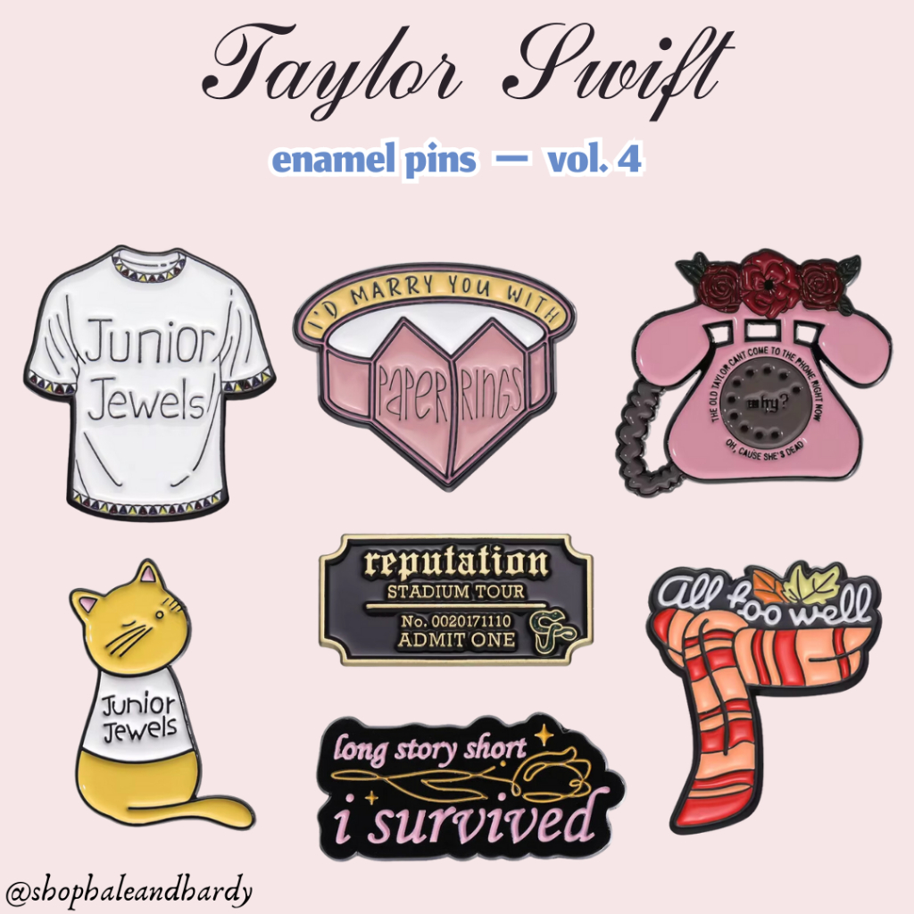 Jual Enamel Pin Taylor Swift Vol. 4 | Merchandise Bros Brooches Lapel ...