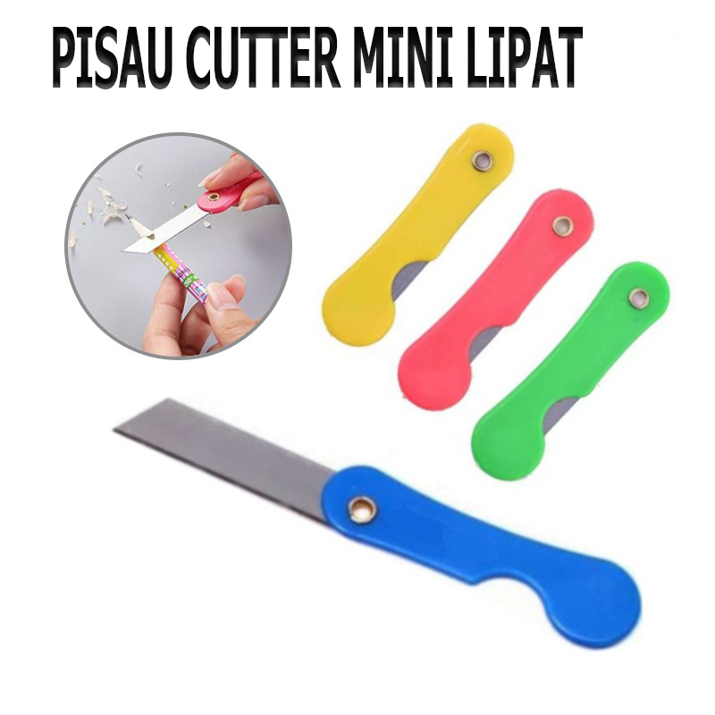 Jual Pisau Lipat Mini Cutter Lipat Kecil Foldable Knife Alat Potong ...