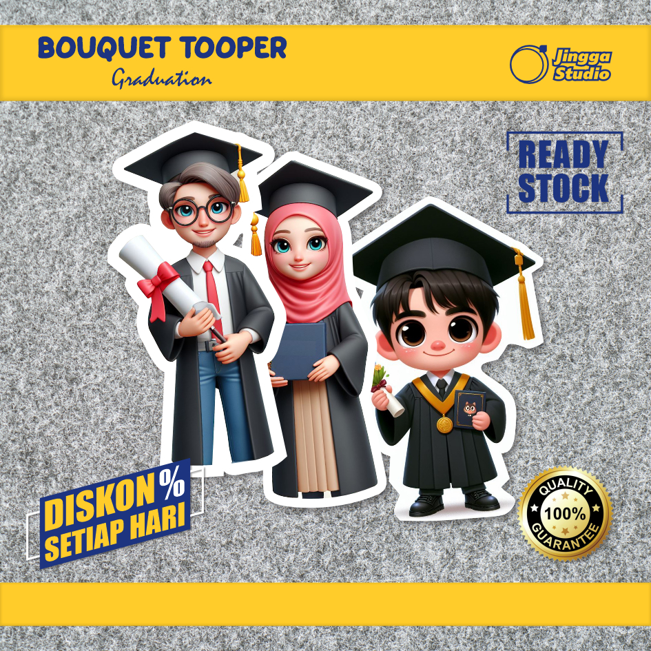 Jual Topper Buket Wisuda Graduation | Shopee Indonesia
