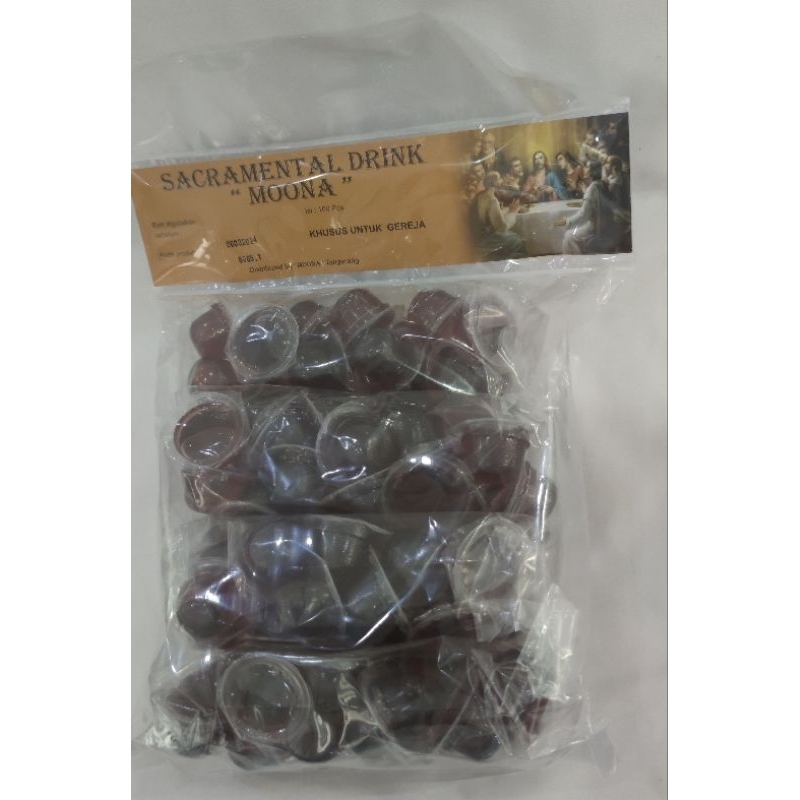 Jual Anggur Perjamuan kudus Moona isi 100cup | Shopee Indonesia