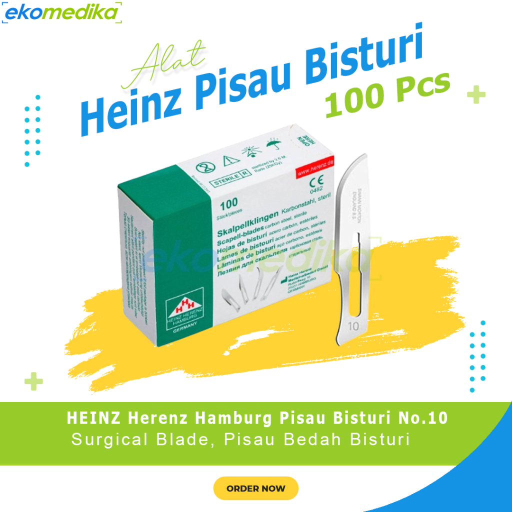 Jual Pisau Bisturi Aesculap B Braun / Heinz Herenz Hamburg No.10 ; 11 ...