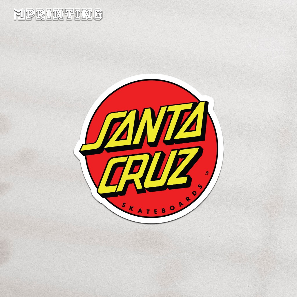 Jual stiker logo santa cruz aesthetic sticker laptop hp motor kulkas ...
