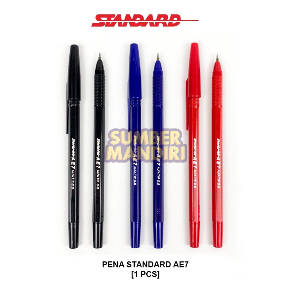 Jual Ball Pen Pulpen Pena STANDARD AE7 0.5mm [1 PCS] | Shopee Indonesia
