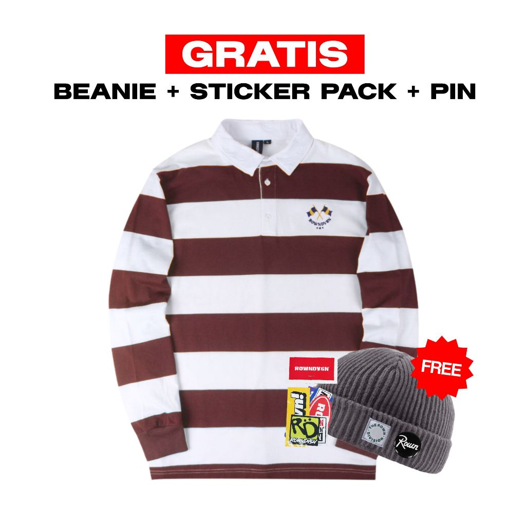 Jual [GRATIS Beanie Capela Grey + Pin + Sticker Pack] Rown Division ...