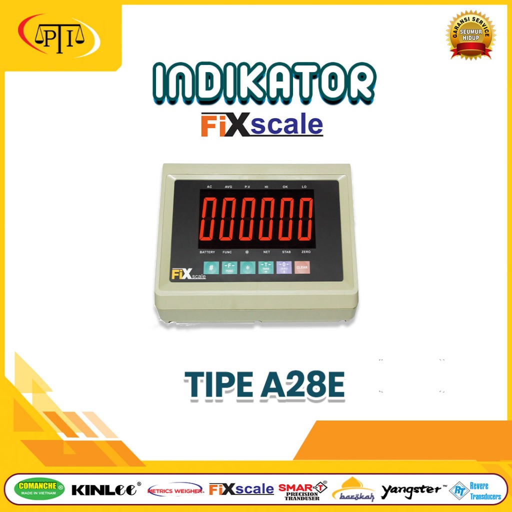 Jual Fixscale Indikator Timbangan Digital Type A28E | Shopee Indonesia