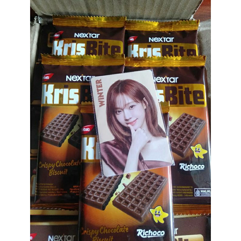 Jual Nabati x Aespa Krisbite & Grande Free Photocard PC Official Wafer ...