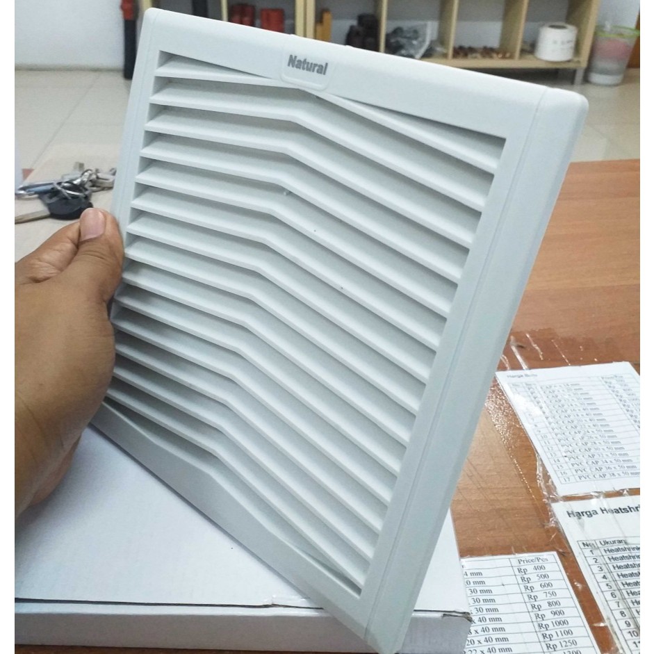 Jual Filter Exhaust Fan Panel Listrik 6 Inch (uk 15 cm) | Shopee Indonesia