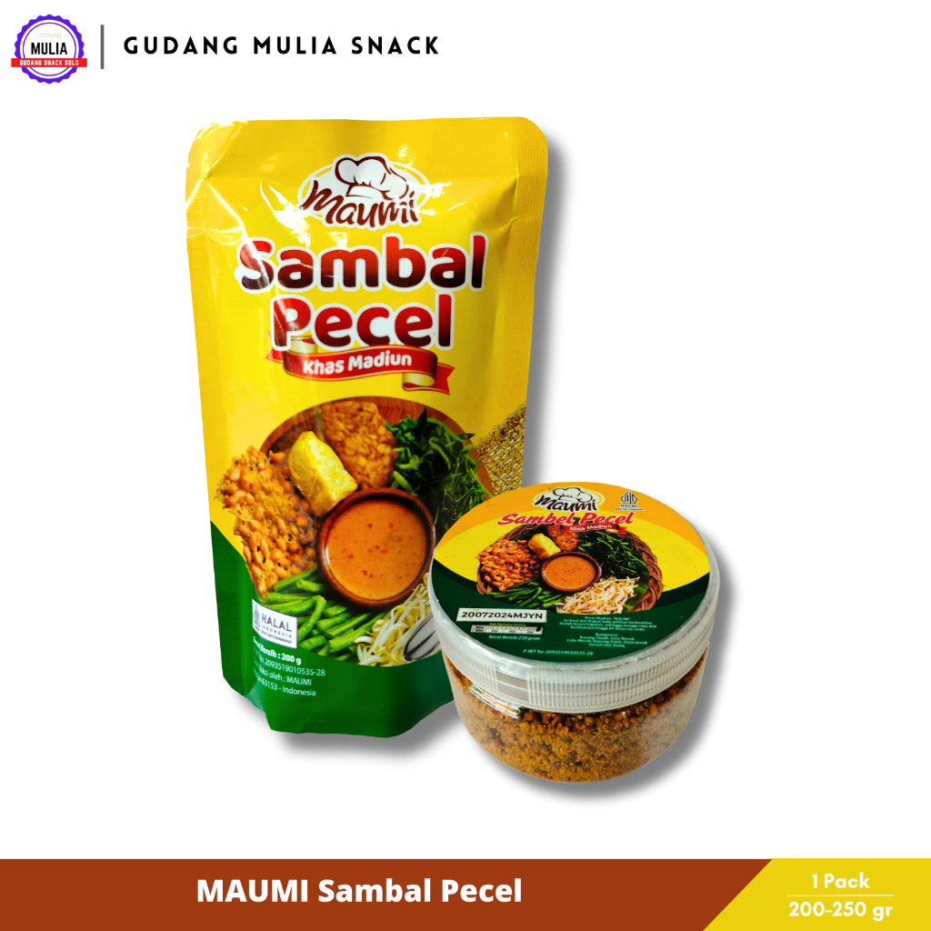 Jual MAUMI Sambal Pecel Khas Madiun | Sambel Kacang | Shopee Indonesia