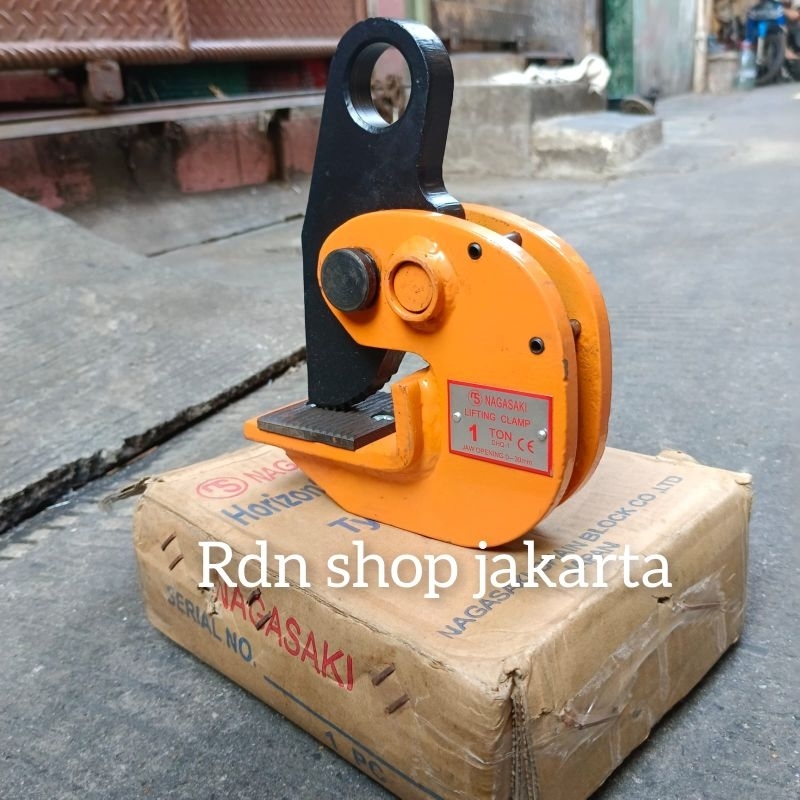Jual Lifting clamp hook horizontal 1 ton 2 ton 3 ton 5 ton NAGASAKI ...