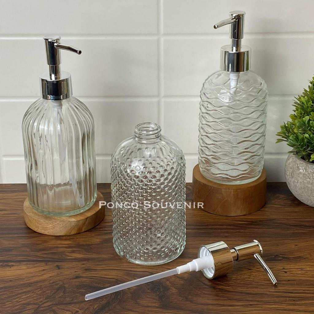 Jual Botol Sabun Kaca/ Glass Soap Dispenser 400 ML | Shopee Indonesia