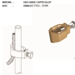 Jual Clamp Grounding 3/4 (Import) / Klem Ground Rod 3/4 Inc (Import ...