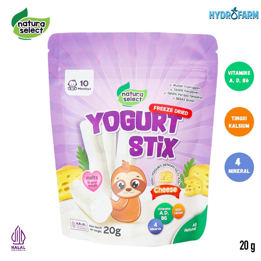 Jual Natura Select -Freeze Dried Yoghurt Stix Cheese | Shopee Indonesia