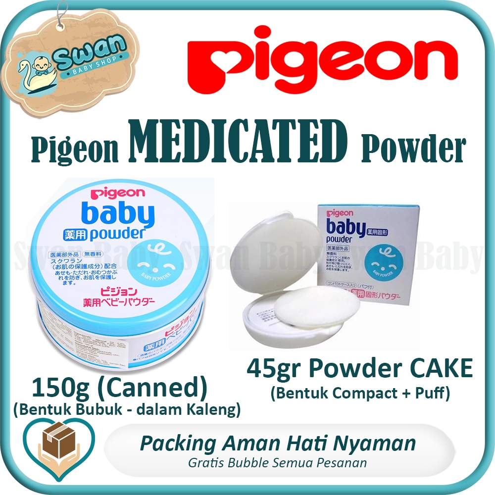 Jual Pigeon Medicated Powder [ 150gr Canned / 45gr Powder Cake ...
