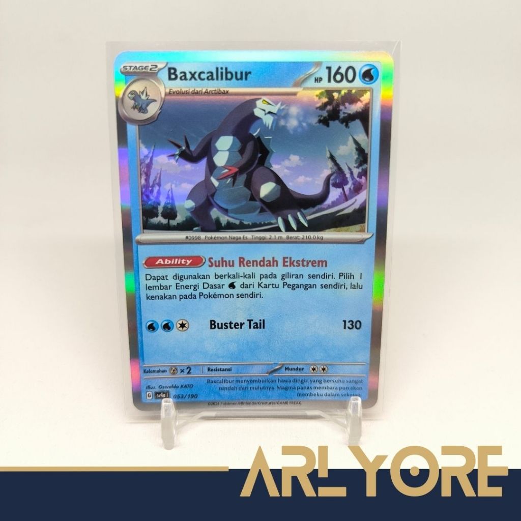 Jual Baxcalibur Foil SV4a Pokemon TCG Indonesia Harta Berkilau ex ...