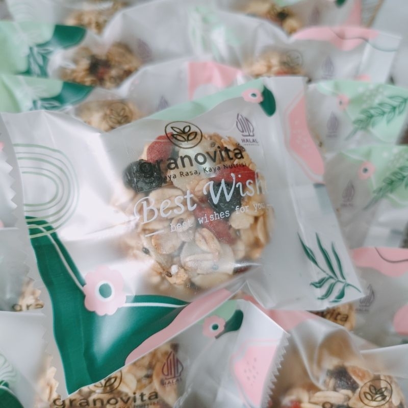 Jual GRANOVITA Snack Granola Bar sachet Camilan Sehat Crunchy diet ...