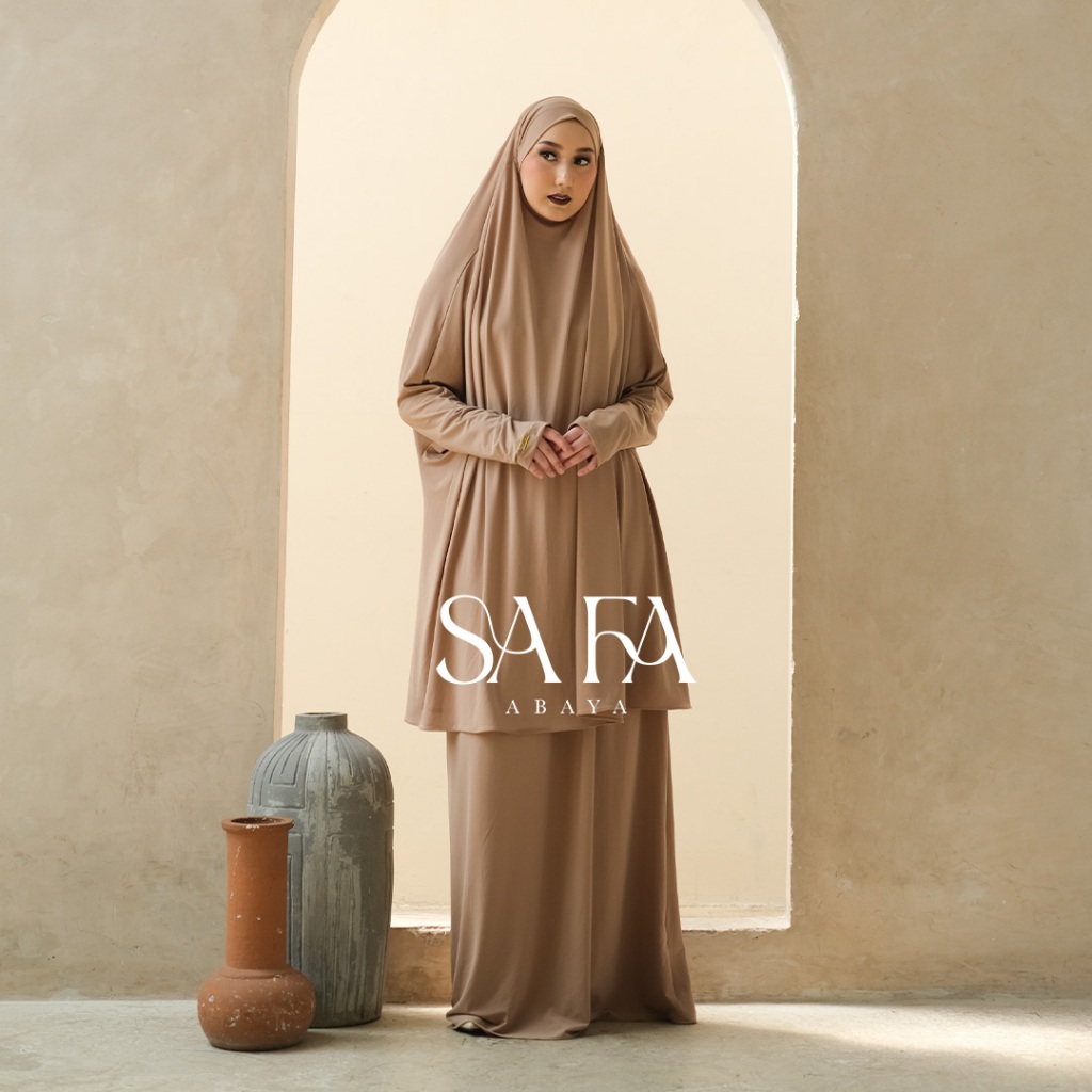 Jual Safa Abaya Set Milo by Tubita | Shopee Indonesia