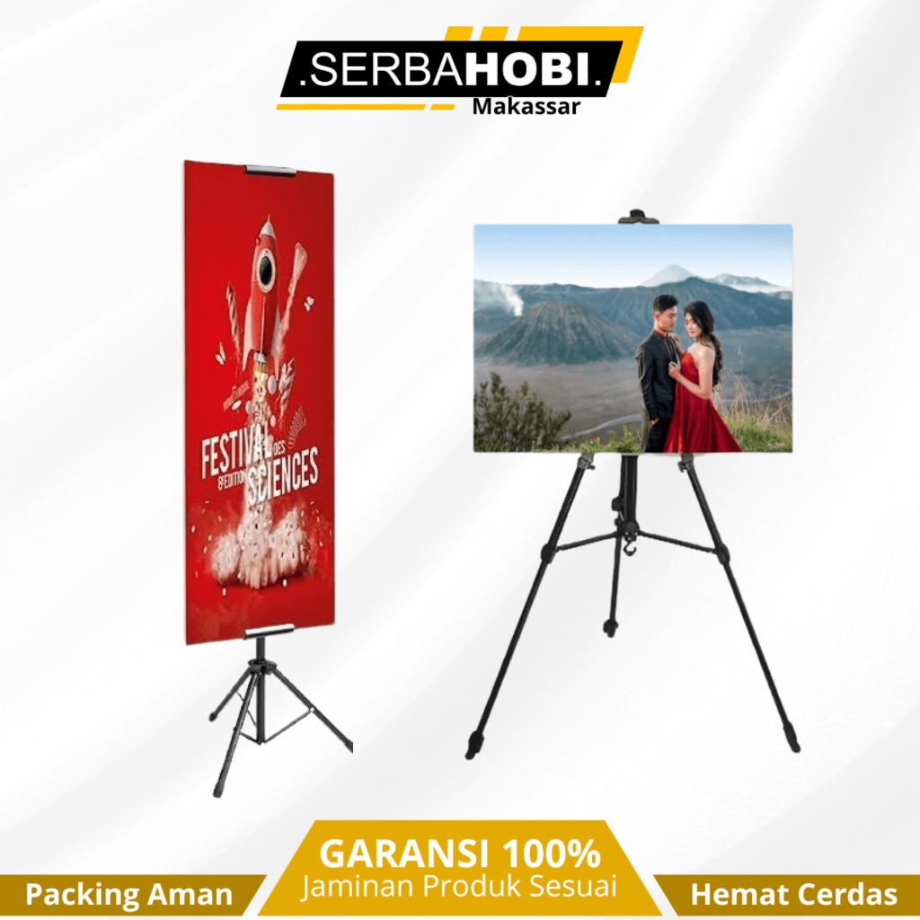 Jual Tripod banner Iklan / Stand Frame / Tiang Iklan Promosi / Standing ...