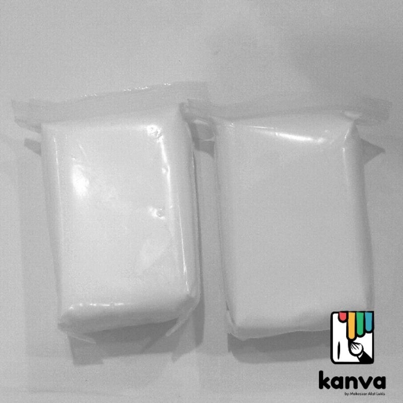 Jual clay putih / polymer clay / super Light Clay putih / clay untuk ...