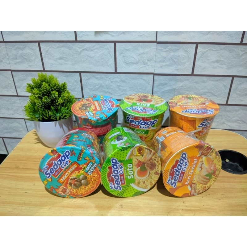 Jual Mie Cup Sedap Kuah | Mie instan | Goreng | Soto | Bakso | Pedas ...