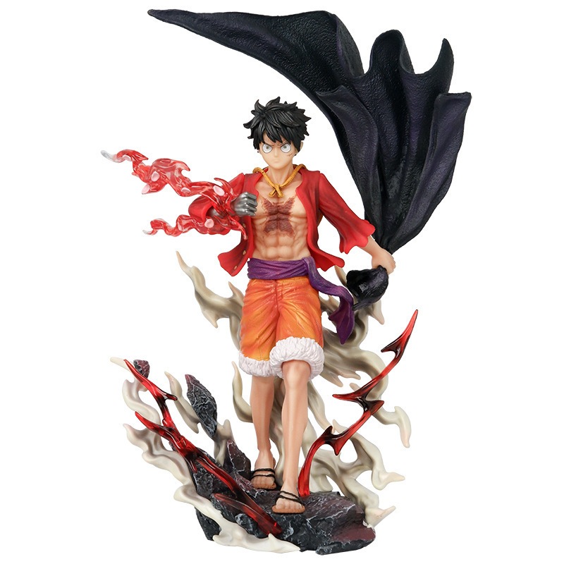 Jual action figure one piece monkey D luffy aura haki 28 cm | Shopee ...