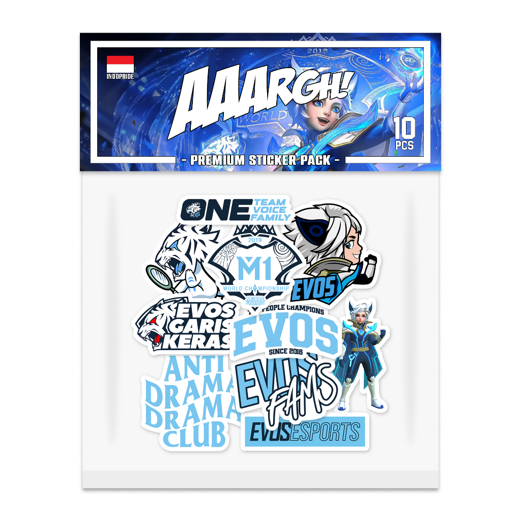 Jual Stiker EVOS ESPORTS Sticker Pack vol. 5 (The M1 Champions ...