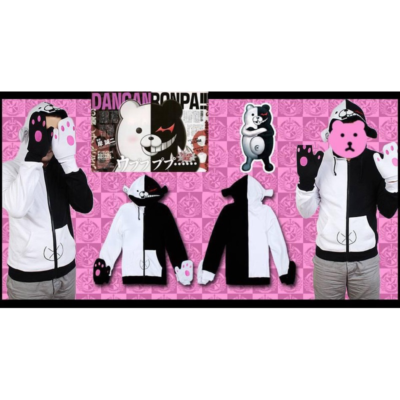 Jual Danganronpa Monokuma Monomi Jacket Hoodie Costum Cosplay | Shopee ...