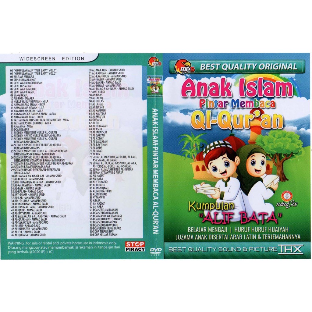 Jual Kaset Mp5 Belajar Membaca al-qur'an - Kumpulan Alif Bata | Shopee ...