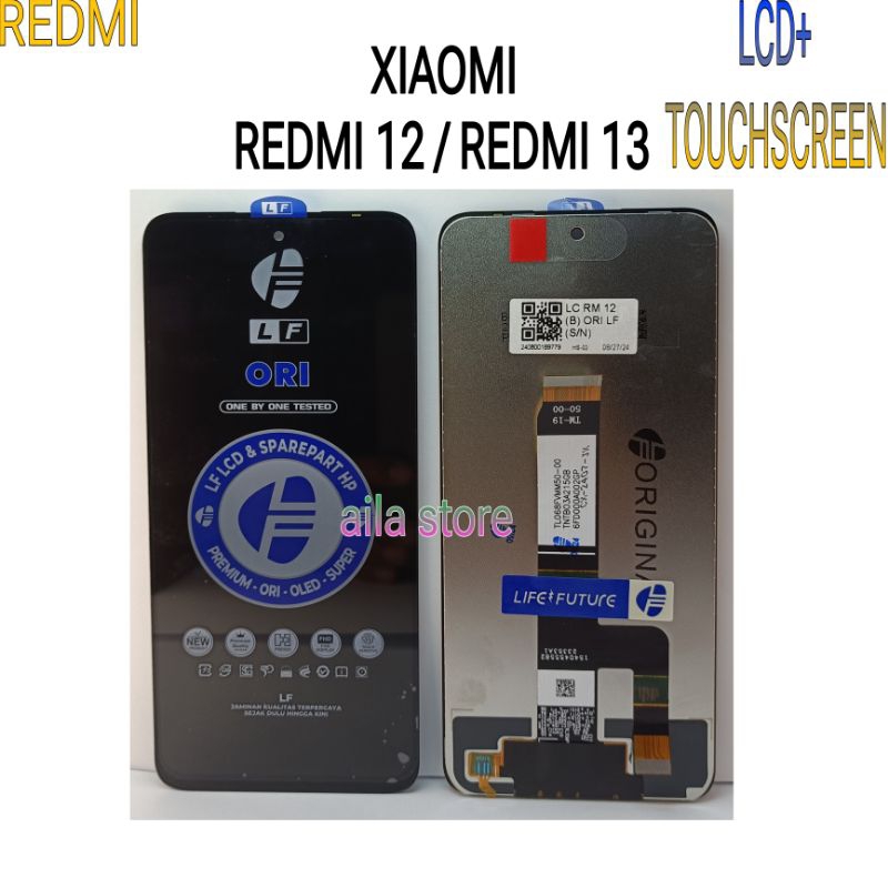Jual LCD REDMI 12/REDMI 13 ORIGINAL LIFE FUTURE FULL SET | Shopee Indonesia