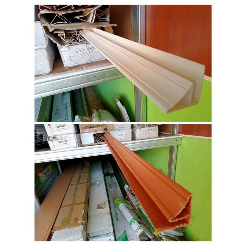Jual list tembok pvc list profil pvc plafon pvc | Shopee Indonesia