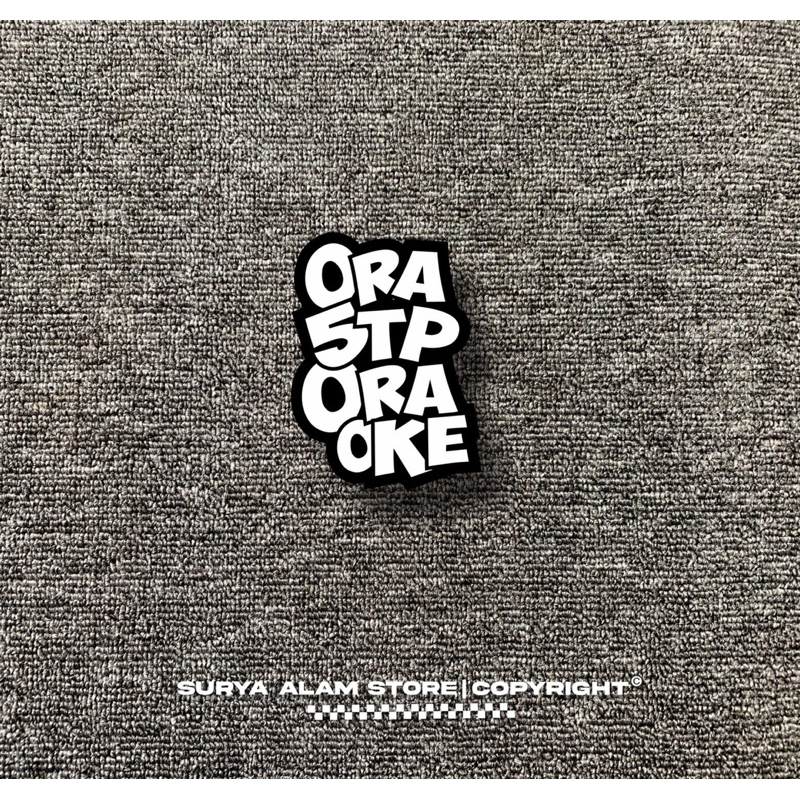 Jual Stiker Cutting Ora 5TP Ora Oke | Shopee Indonesia