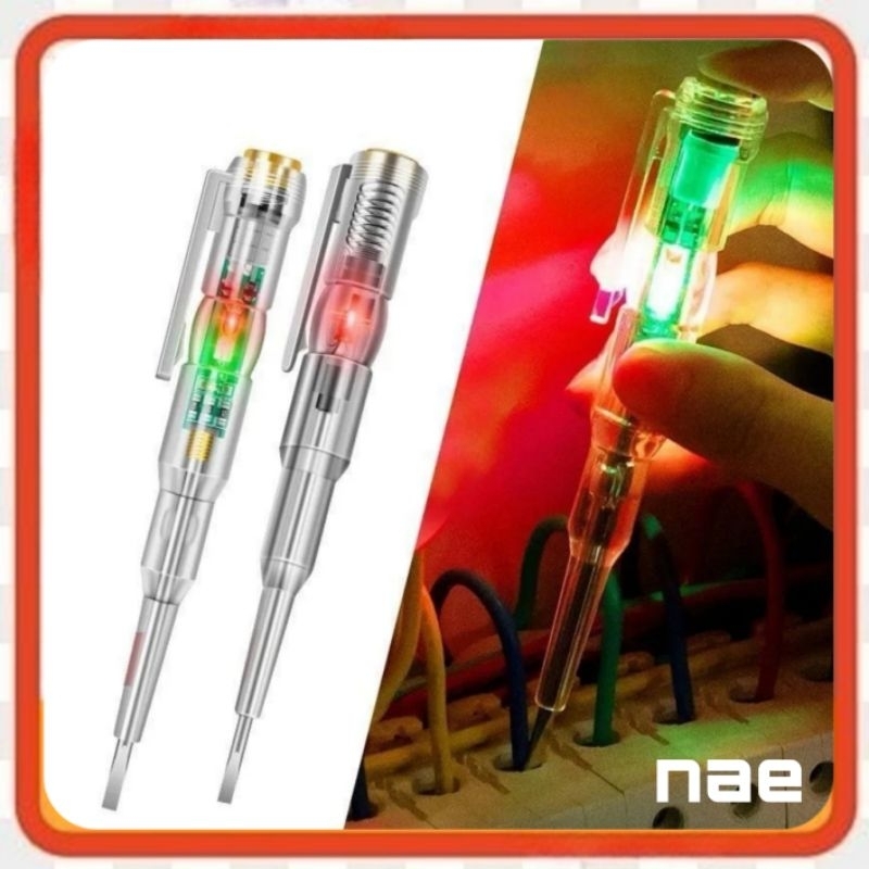 Jual Tespen Dual Led Obeng Tester Listrik With Indicator Tespen Sensor ...