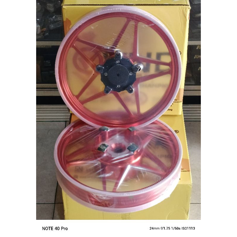 Jual Velg VND VSPEED PCX 160 185/215-14 Red | Shopee Indonesia