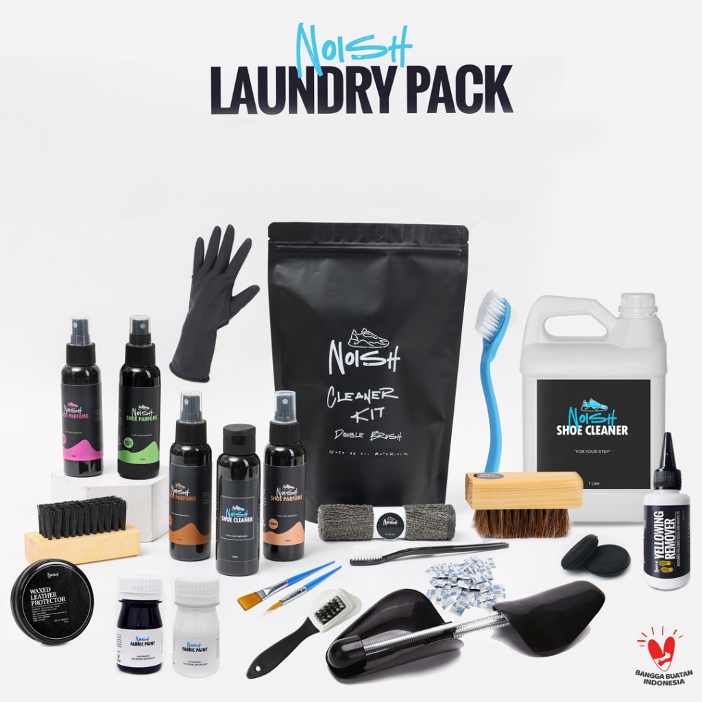 Jual Noish - Paket Usaha Laundry Sepatu Pack | Shopee Indonesia