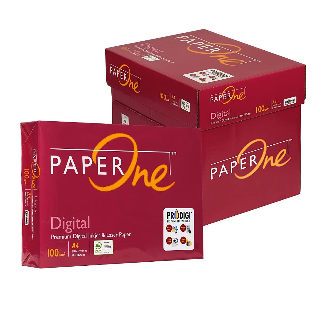 Jual PaperOne Kertas Fotocopy HVS A4 100 Gr 1 rim 500 lembar | Shopee ...