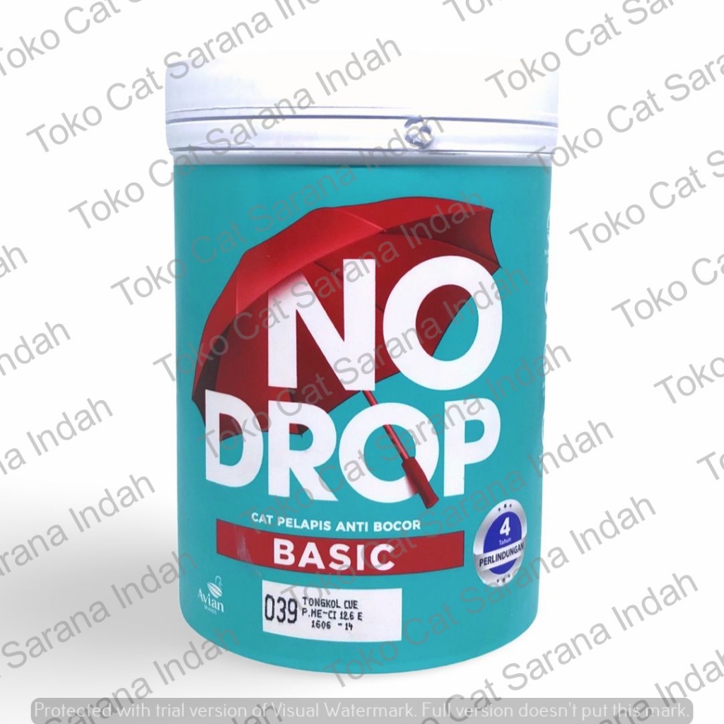 Jual No Drop Basic Ready Mix 1KG Avian Cat Pelapis Anti Bocor No Drop Cat Waterproofing Anti ...
