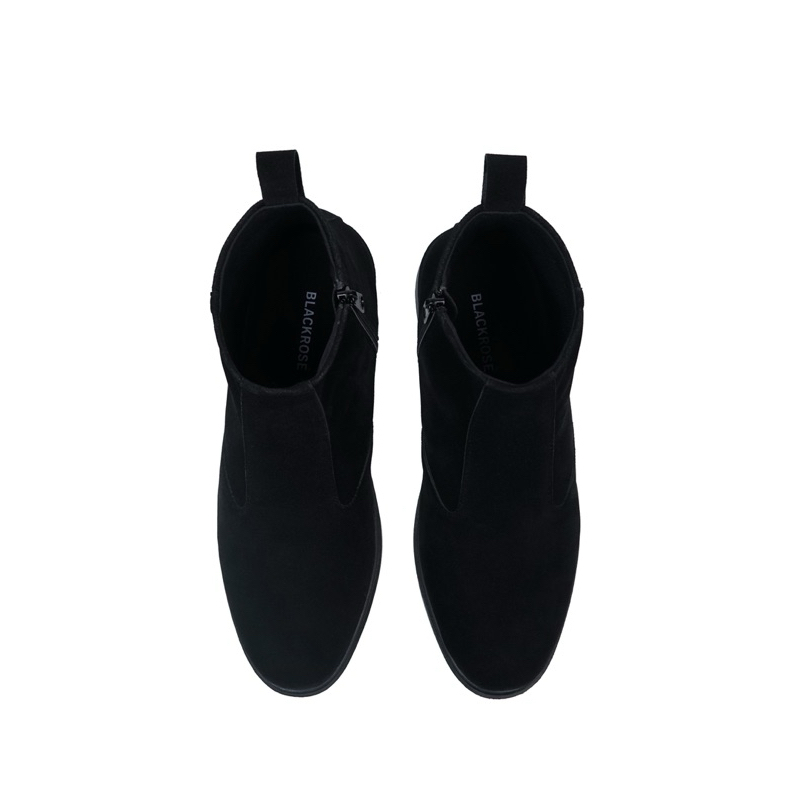 Jual BLACKROSE Sepatu Boots Pria Chelsea Zipper Resleting YKK Hitam ...