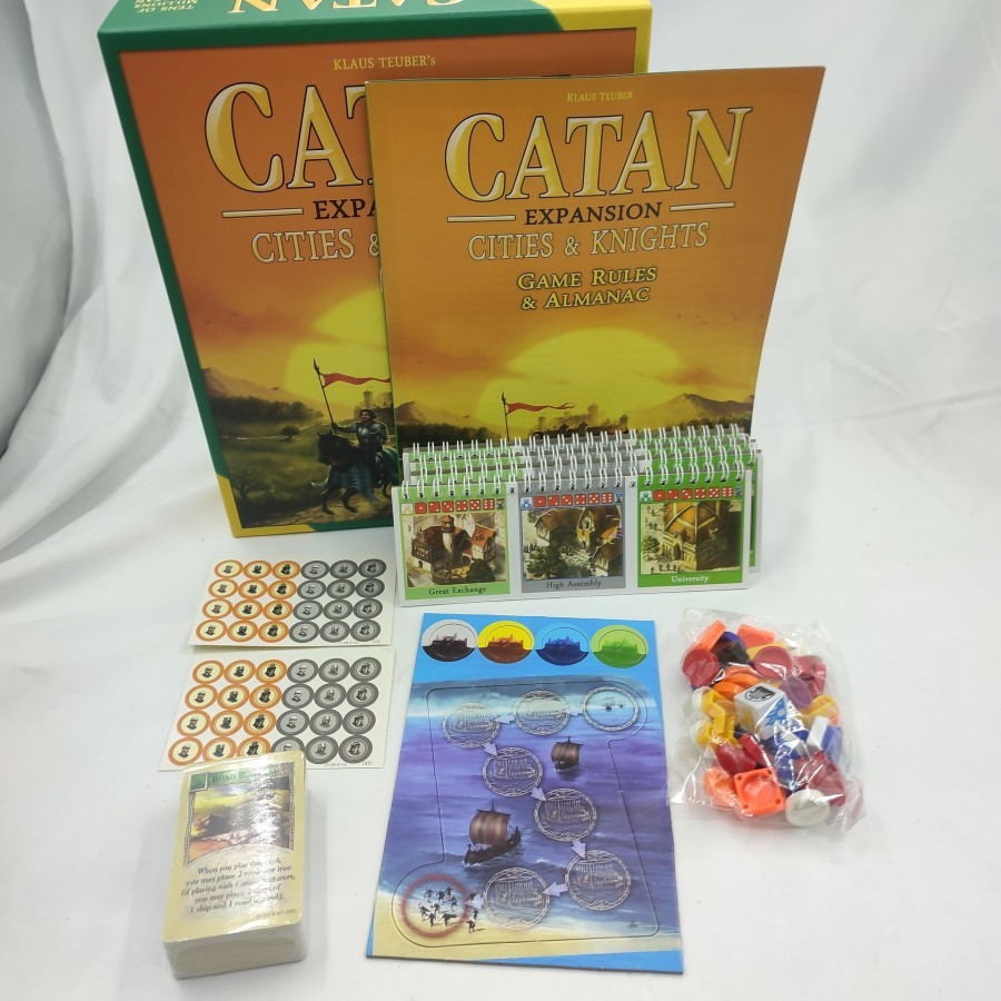 Jual Katan Board Game Cities and Knights Expansion Cattannn | Shopee ...
