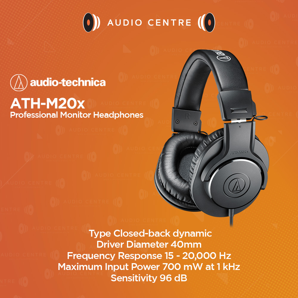 Jual Audio Technica ATH-M20x / ATH M20 X Professional Monitoring Headphones | Shopee Indonesia