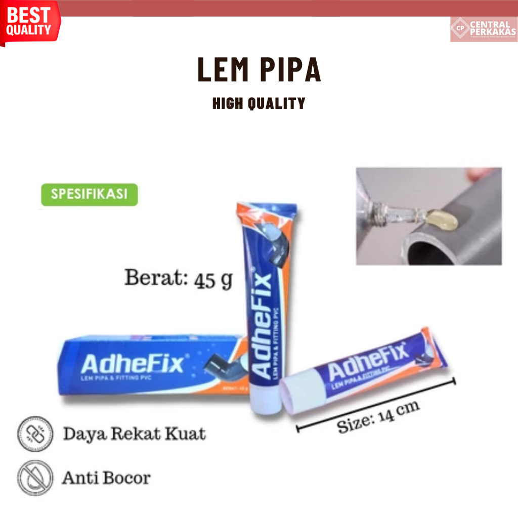 Jual Lem Pipa ADHEFIX MURAH / Lem Pralon PVC ADHEFIX / LEM PARALON ...
