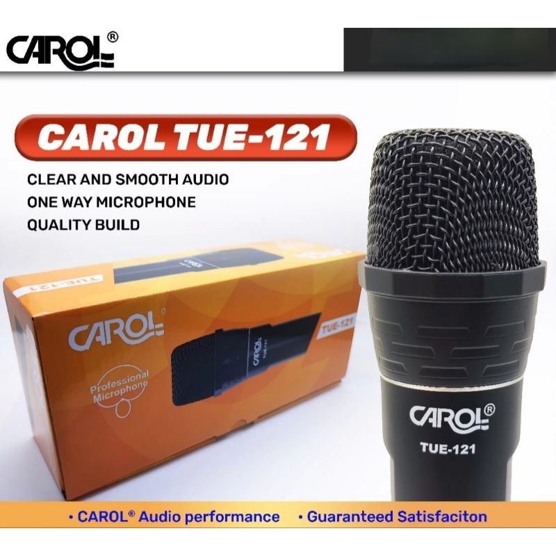 Jual CAROL Mic Kabel TUE-121 Microphone Dynamic | Shopee Indonesia