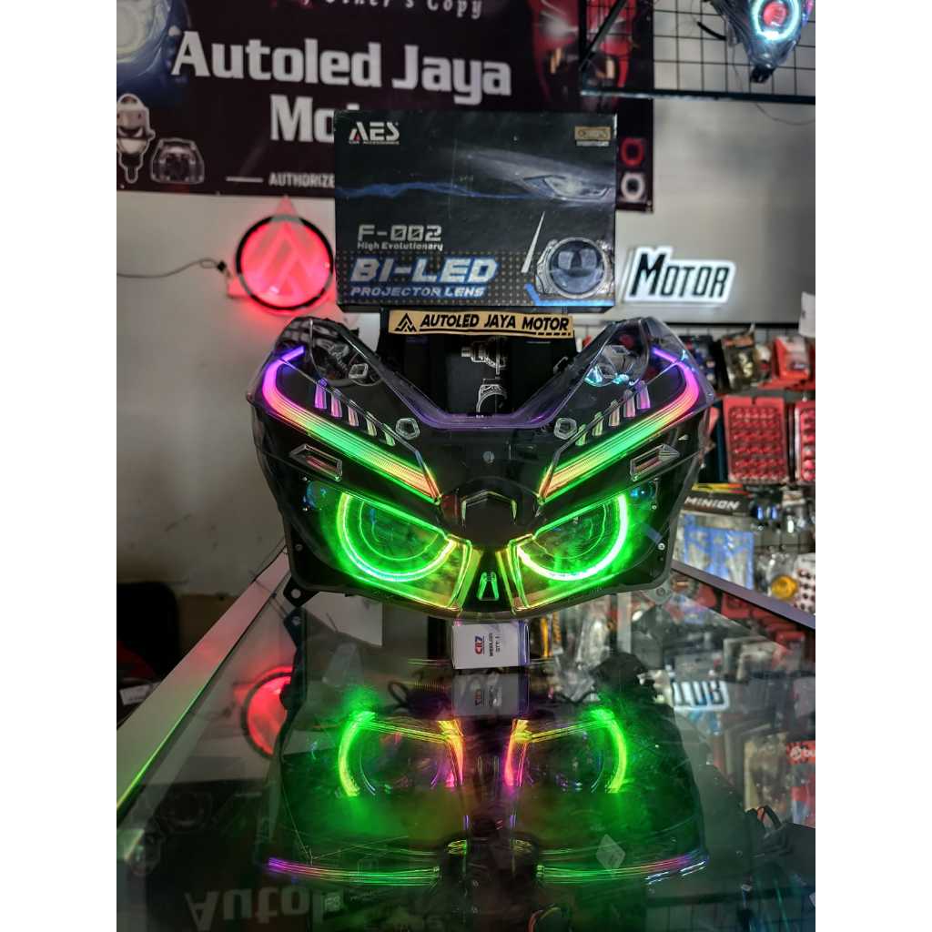 Jual Biled New vario 125 150 AES F002 3 inch lengkap lampu tembak rx-1 ...
