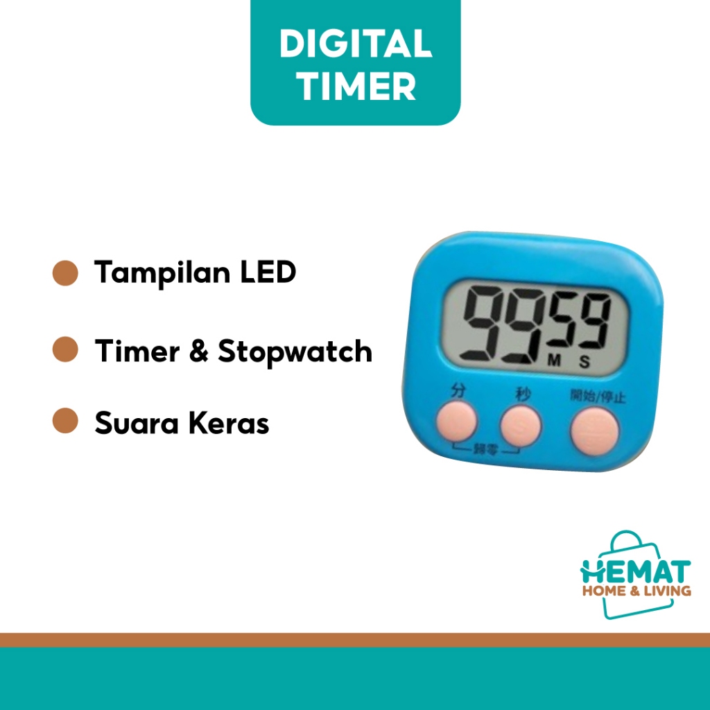 Jual Vintage Story Digital Timer LED Display Jam Digital Stopwatch ...