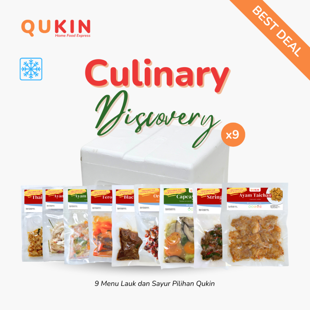 Jual Qukin Culinary Discovery Paket | Shopee Indonesia