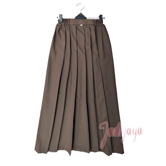 Jual ROK REMPEL COKLAT PRAMUKA PANJANG SMP/SMA | Shopee Indonesia